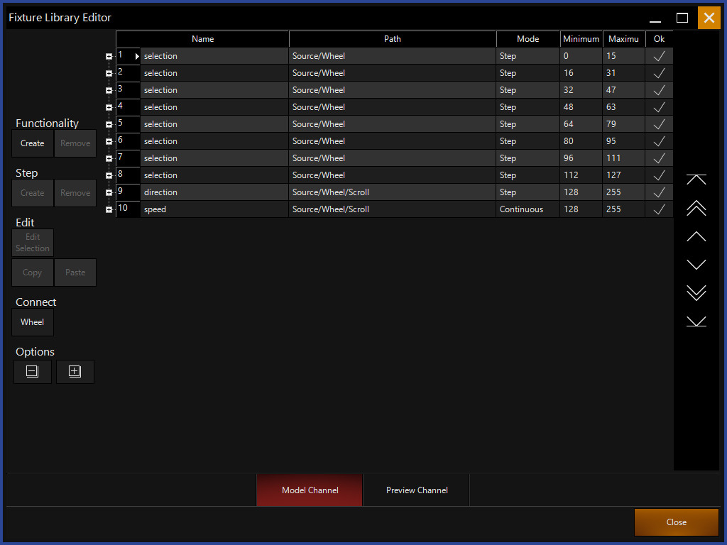 Fixture Library Editor